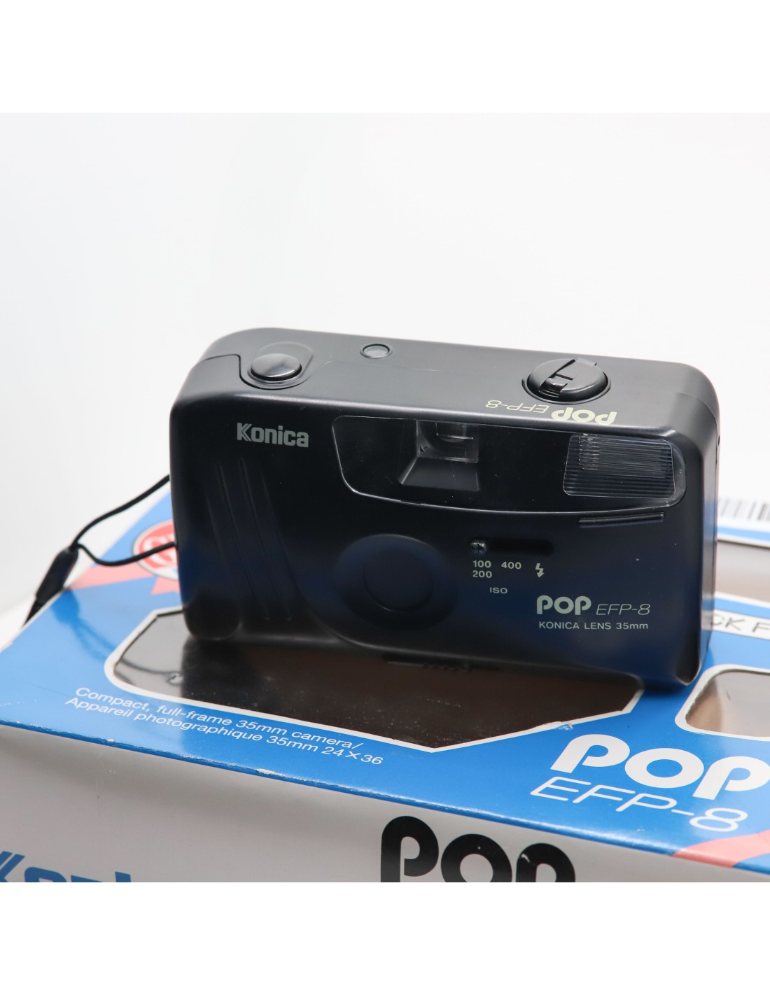 Konica Pop EFP-8 Cámara Compacta 35mm Flash Caja Original | Miyagi